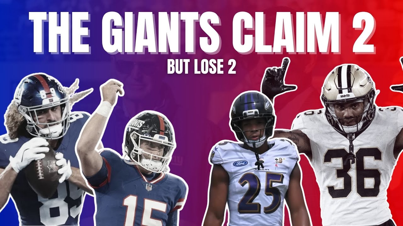 Giants Team Captains + Waiver Claims + Final 53 reactions - YouTube