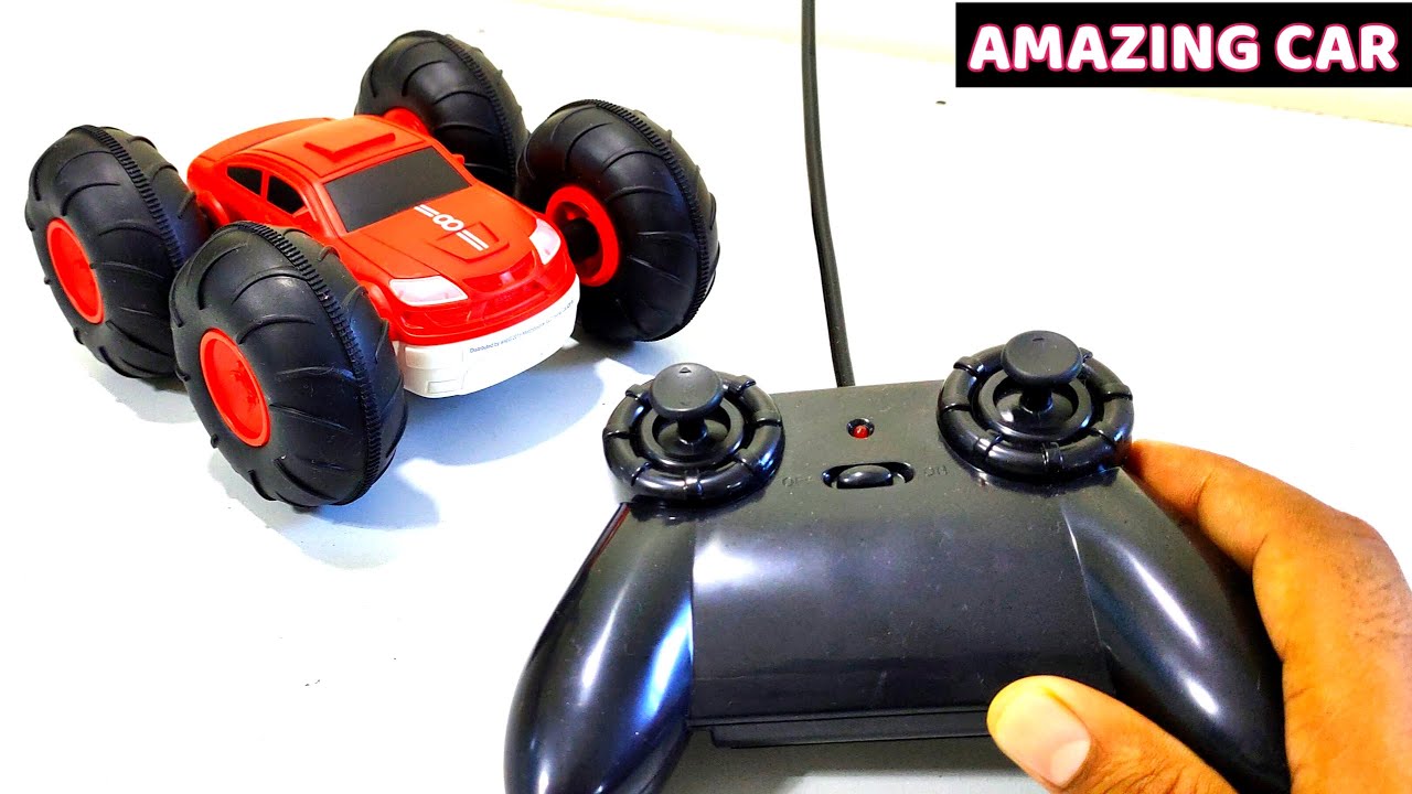Remote Control Double Sided Car | RC Car Unboxing | RC Flip Stunt Car ...