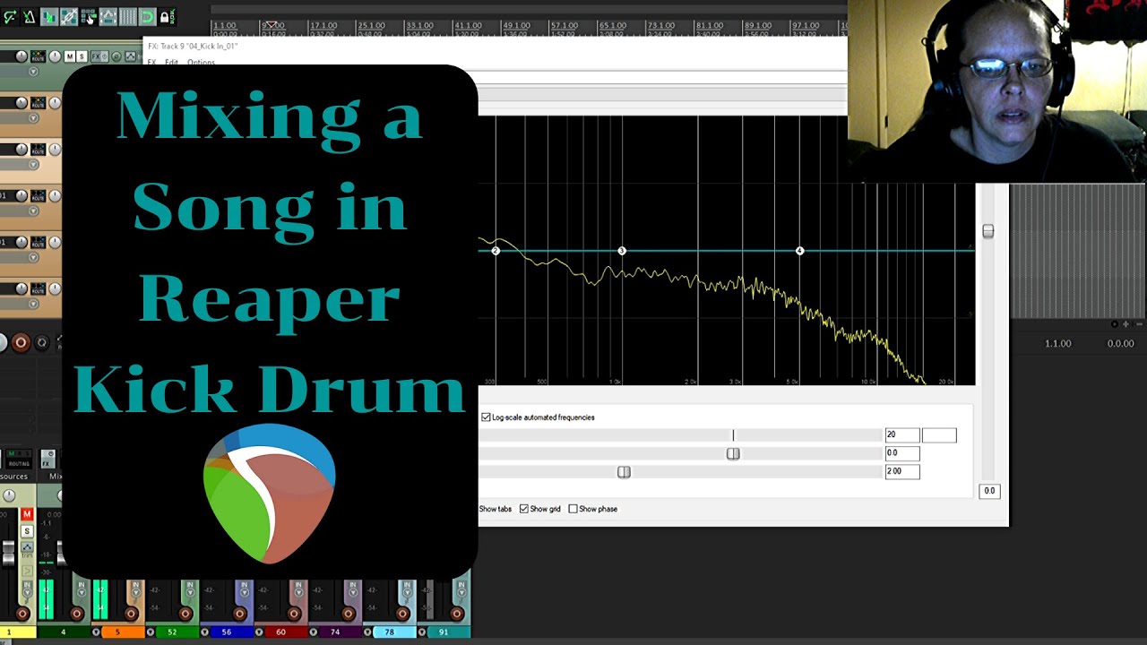 Mixing A Song In Reaper - Mixing Kick - YouTube