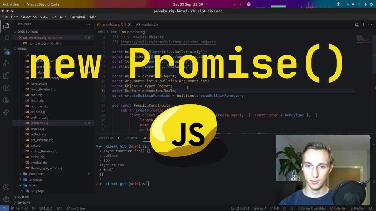 Js Engine Hacking Implementing Promises In Kiesel Part 1 Youtube