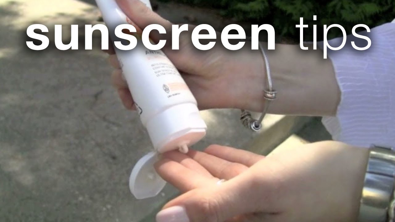 How to choose the best sunscreen - YouTube