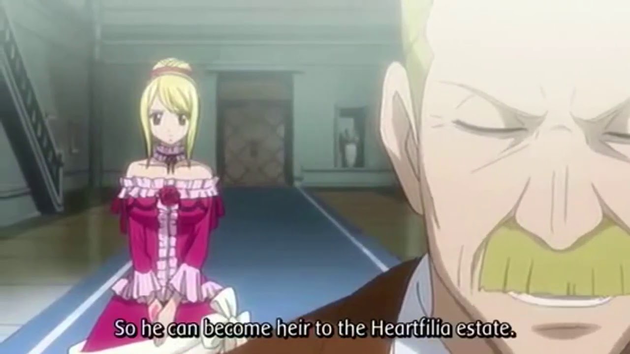 Fairy Tail - Lucy leaves her father [Eng sub] - YouTube