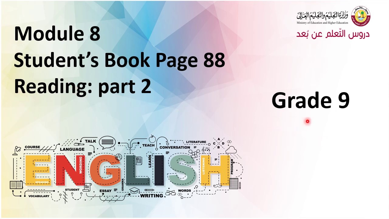 Grade 9 English Module 8c Reading 2 - YouTube