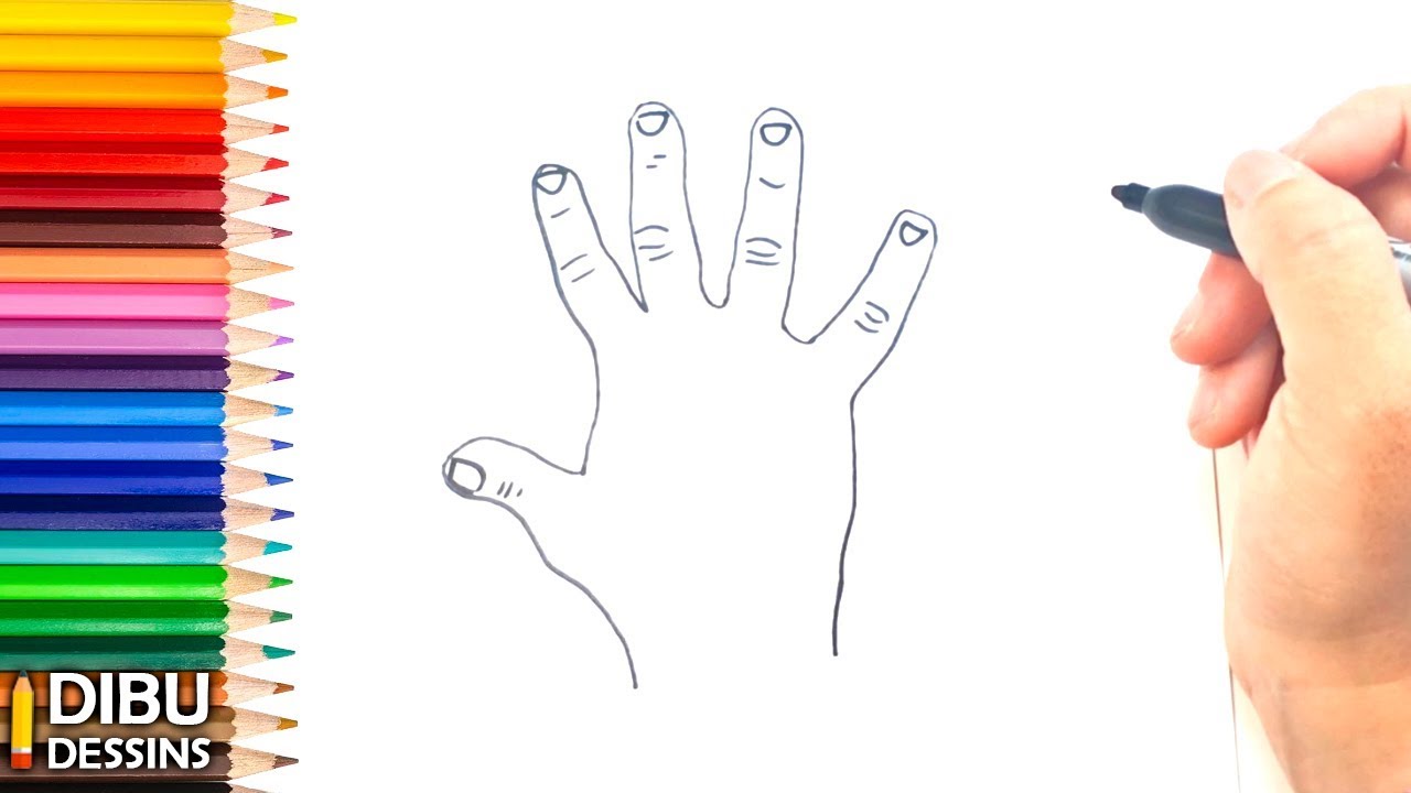 Comment dessiner une Main | Dessin de Main - YouTube