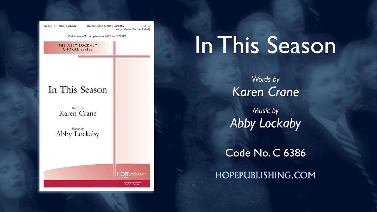 In This Season - Karen Crane & Abby Lockaby - YouTube