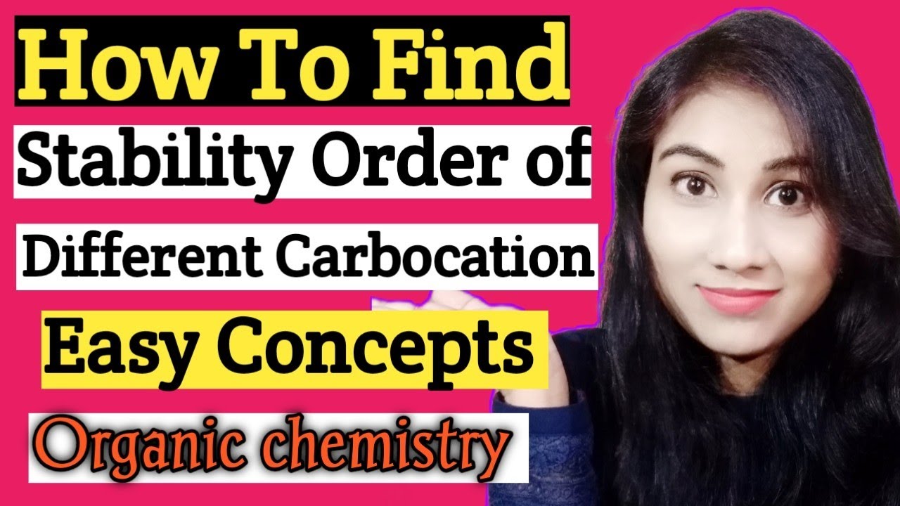 Carbocation Stability Order Trick Organic chemistry|IIT JEE & NEET ...