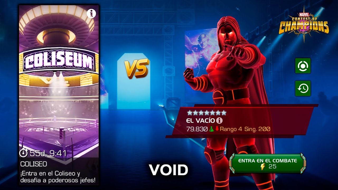 Coliseum Individual Void | Cómo Funciona | Jean Grey R4 | MCOC Vídeo ...