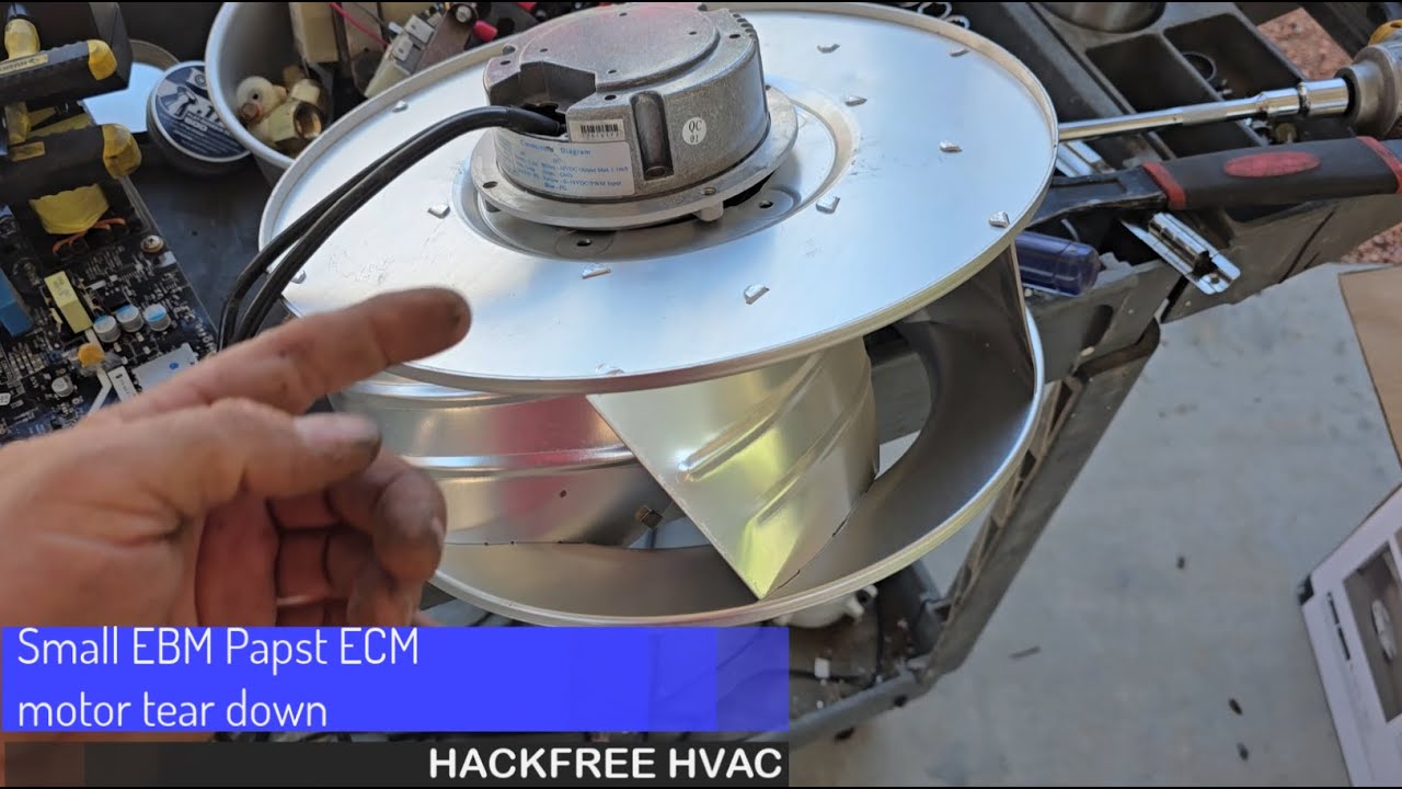 Small EBM-Papst motor tear down [They don't actually intend for you to ...