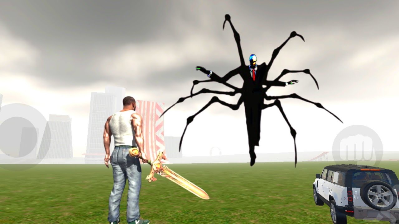 Franklin Fight Gient Silander Man - INDIAN BIKE DRIVING 3D STORY - YouTube