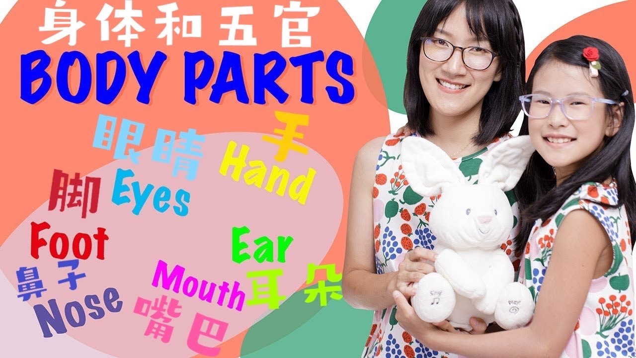 Learn Body Parts in Chinese |学习中文:五官和身体部位 ｜儿童中文课｜Fun Mandarin Chinese ...