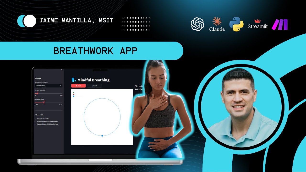 How to Build a Breathwork App with AI (No Coding) - Python, Streamlit ...