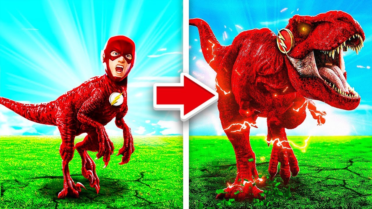 From Flash To DINO FLASH In GTA 5 RP! - YouTube
