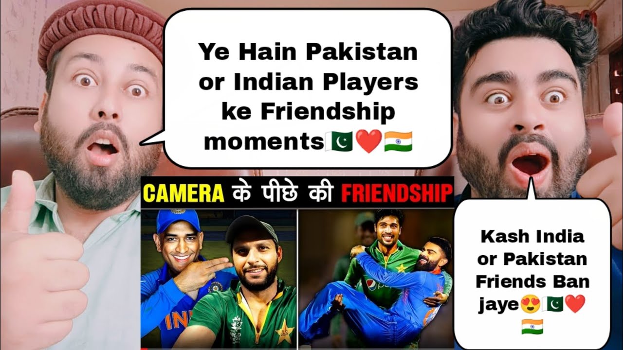 India vs Pakistan | Unseen Friendship moments between India and ...