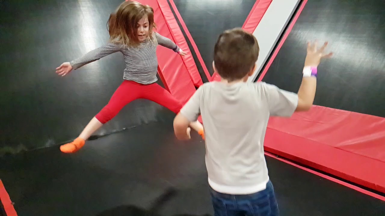 Slow motion jump fall - YouTube