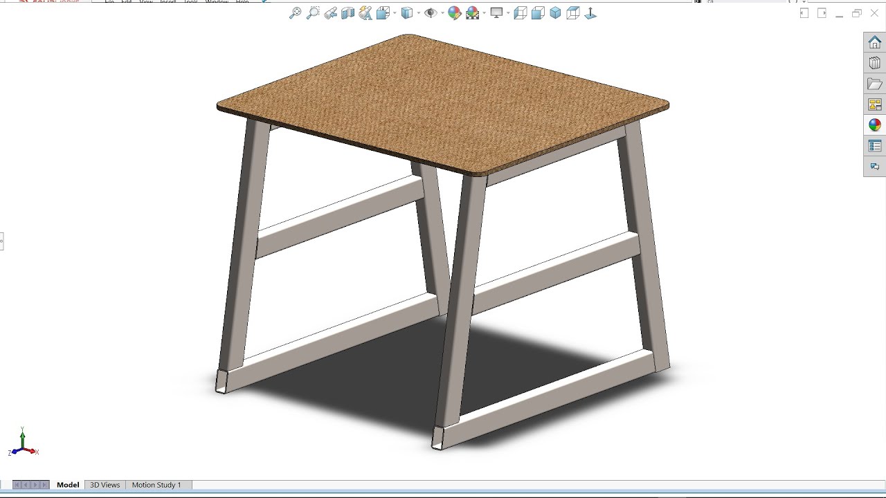 Trapezoid Metal Frame(Custom)#235|Industrial design ||SolidWorks ...