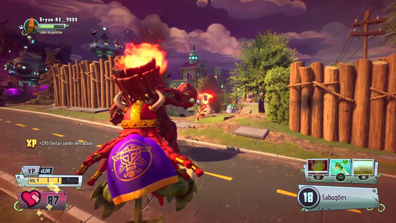 Plants vs Zombies GW2 Gameplay, dando prestigio facil - YouTube