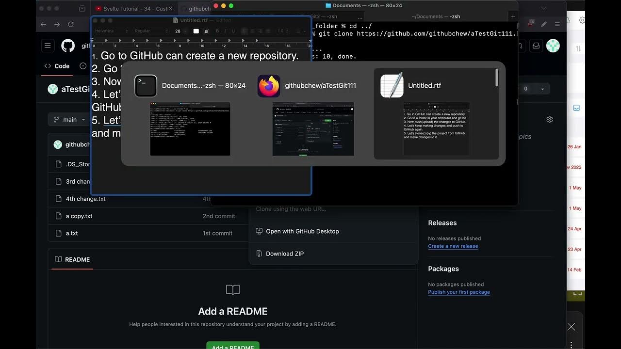 How to git github for a noob - YouTube