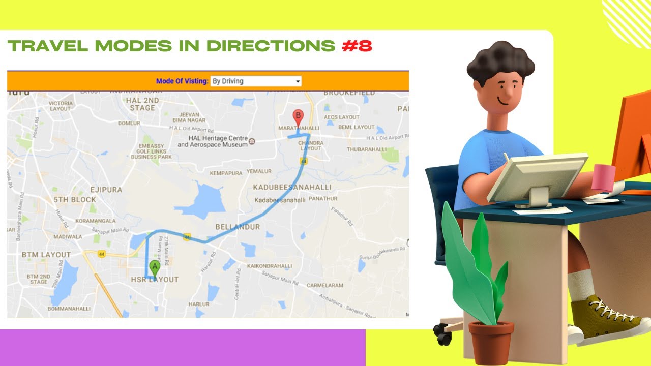 Google Maps API Travel Modes in Direction using .NET and Bootstrap ...