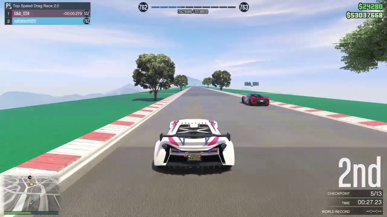 GTA 5 Top Speed Drag Race (Progen Itali GTB Custom vs. Pfister 811 ...