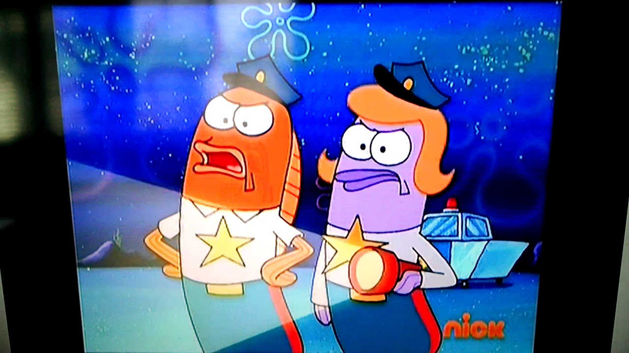 SpongeBob getting arrested - YouTube
