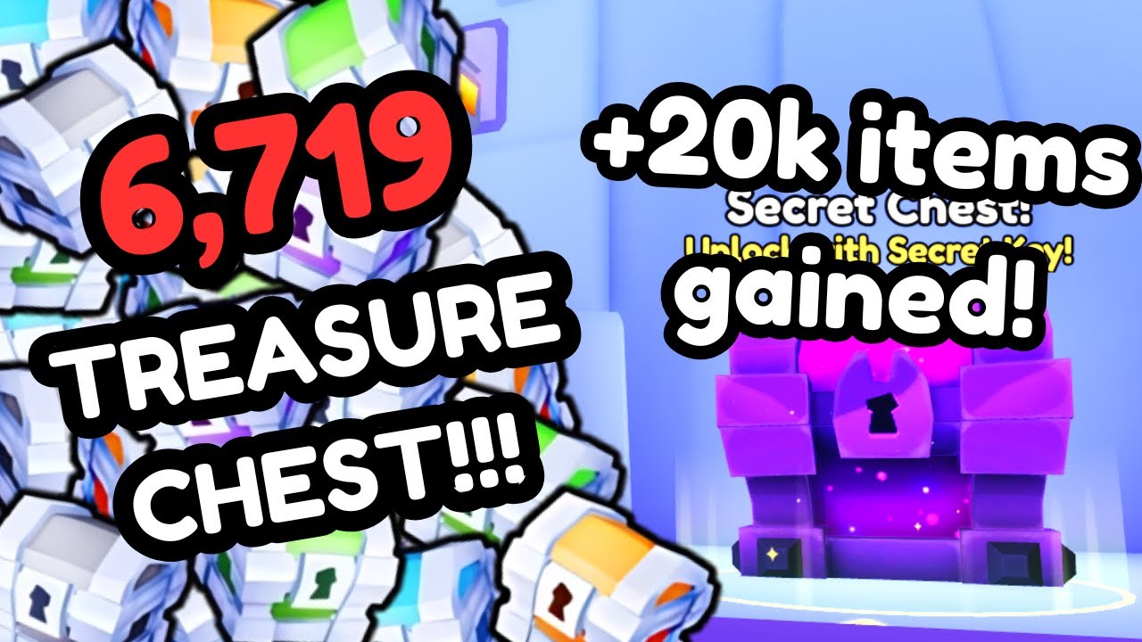 I OPENED 6,719 TREASURE CHEST IN PETS GO AND GOT THIS... | Roblox Pets ...
