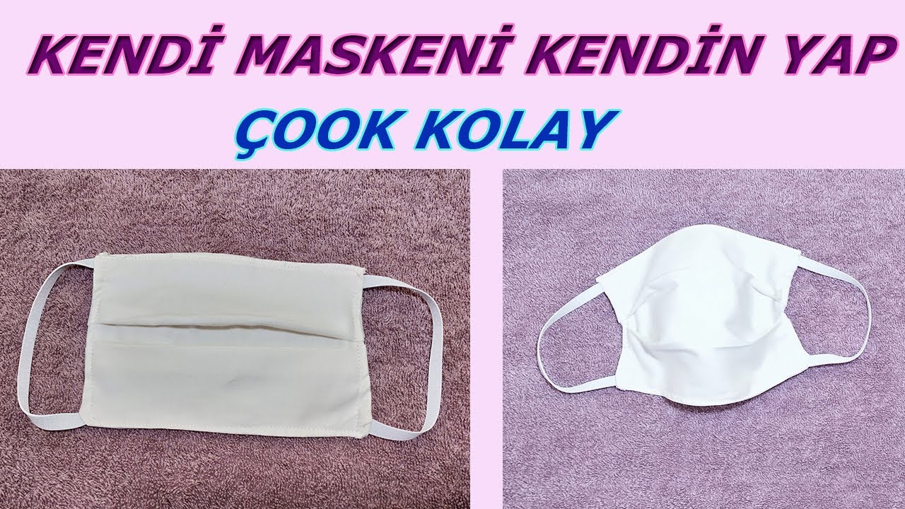 KENDİ MASKENİ KENDİN YAP, KOLAY MASKE YAPIMI, PRATİK YÖNTEMLE MASKE ...