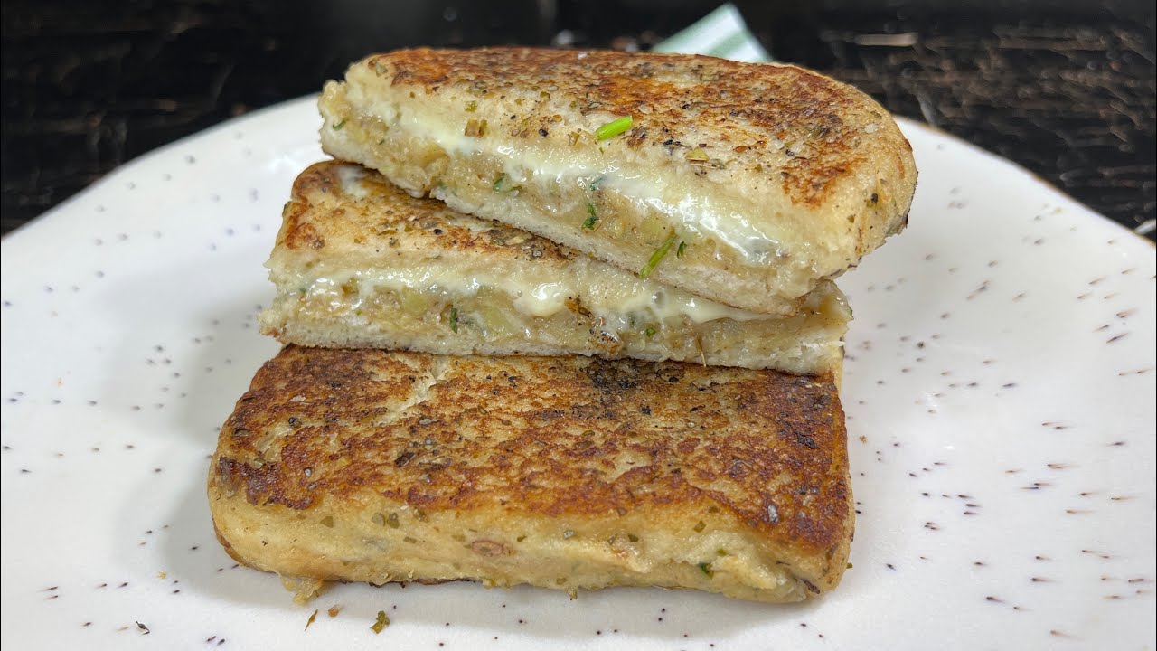 Cheesy Potato French Toast - YouTube