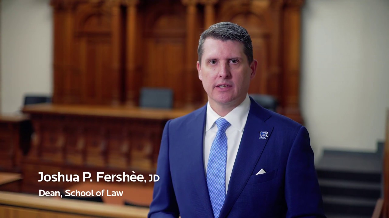 A Message from Creighton University School of Law Dean, Joshua Fershée ...