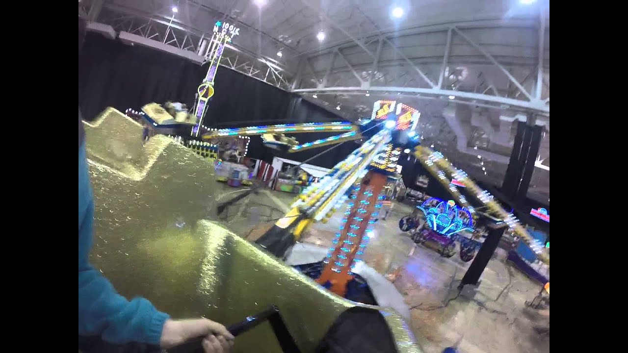 at the ix indoor amusement park on the HURRICANE with rob - YouTube