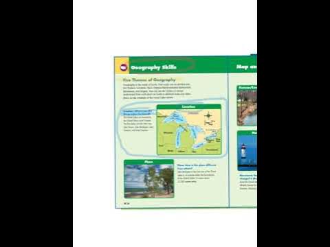Pearson My World Social Studies, 4th Grade, IN 26-IN 27: "Five Themes ...