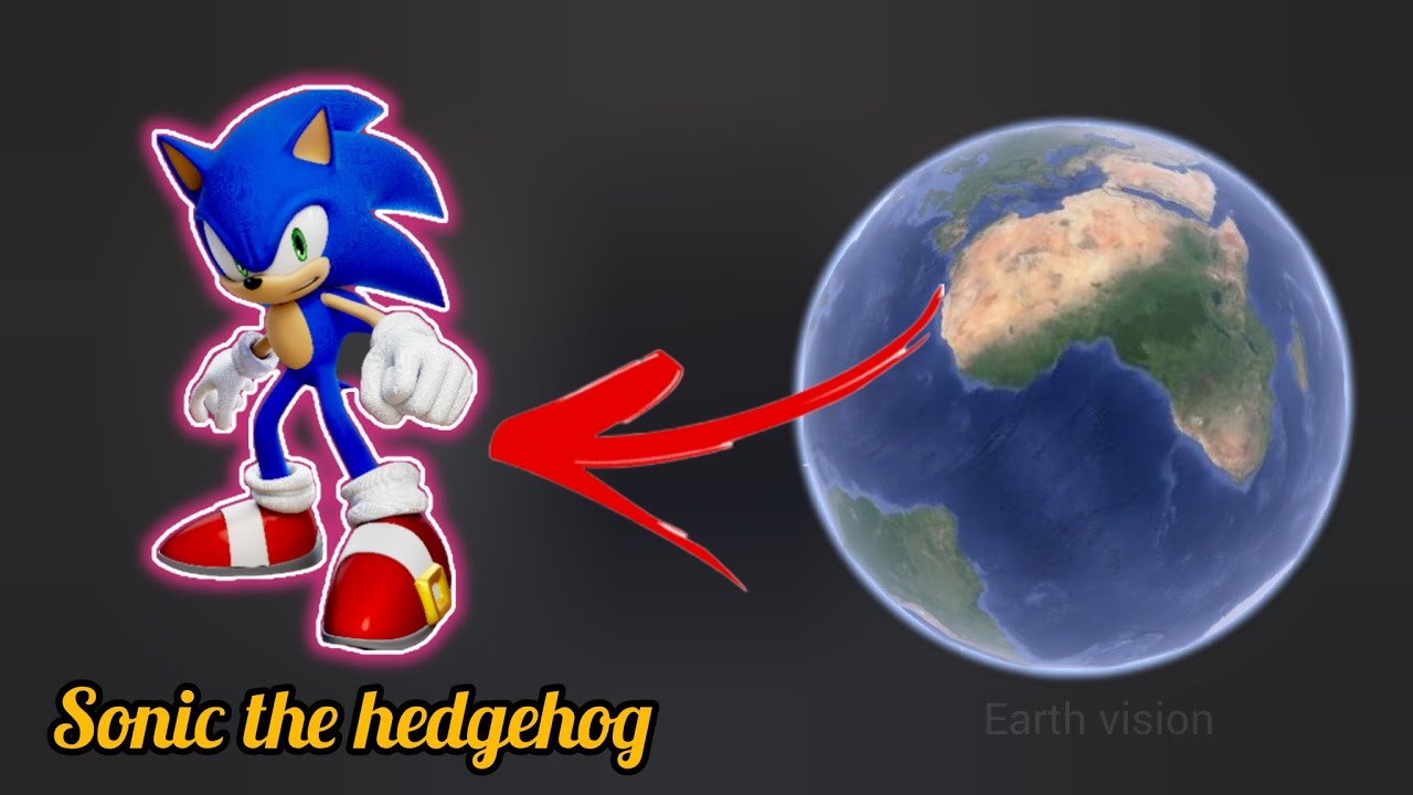 Sonic the hedgehog is real in Google Earth and Google Map! - YouTube