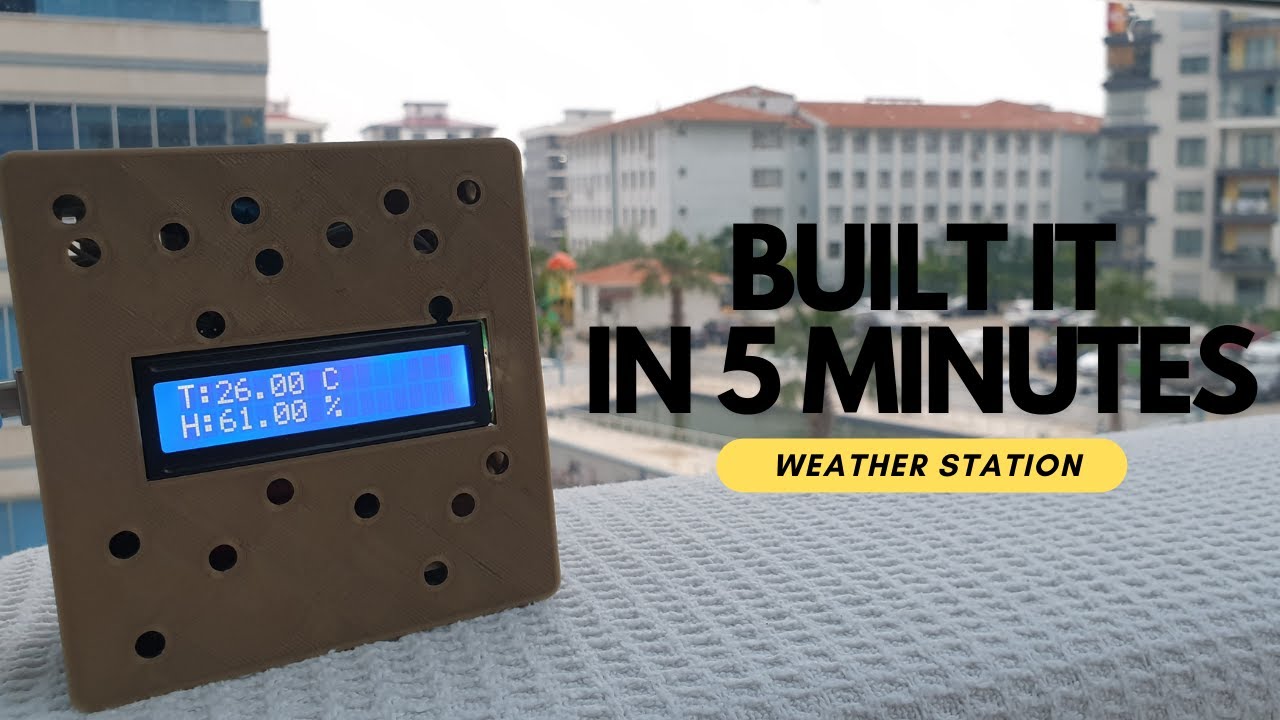 Diy Desk Weather Station - YouTube