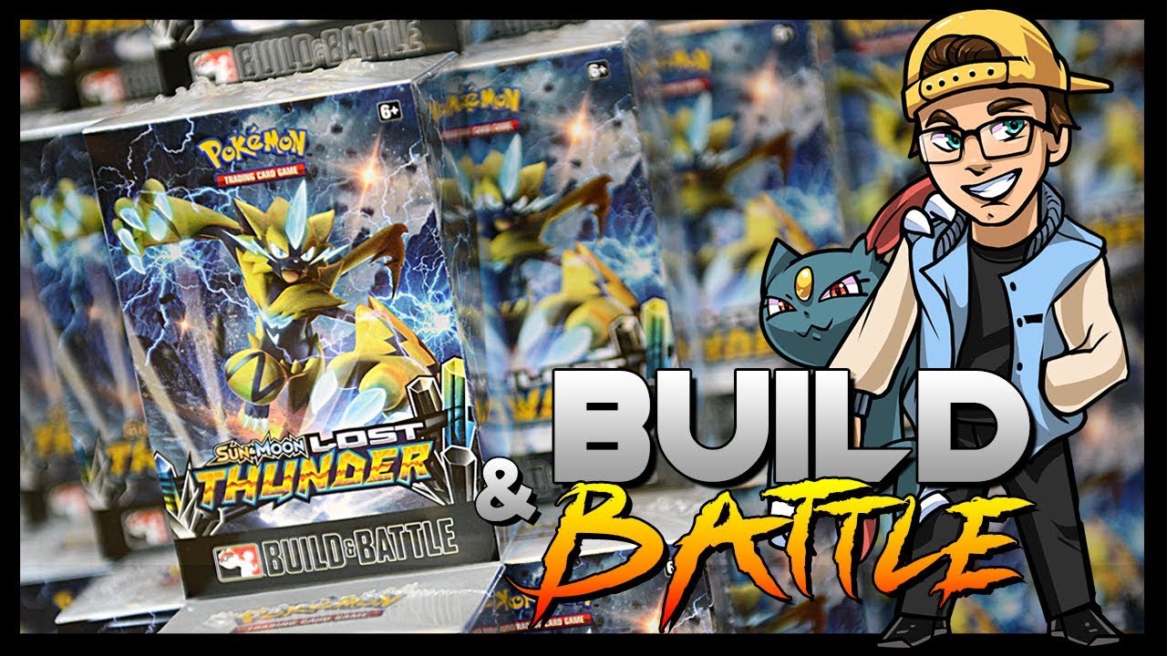 Lost Thunder Pokemon Build and Battle Prerelease Gameplay - YouTube