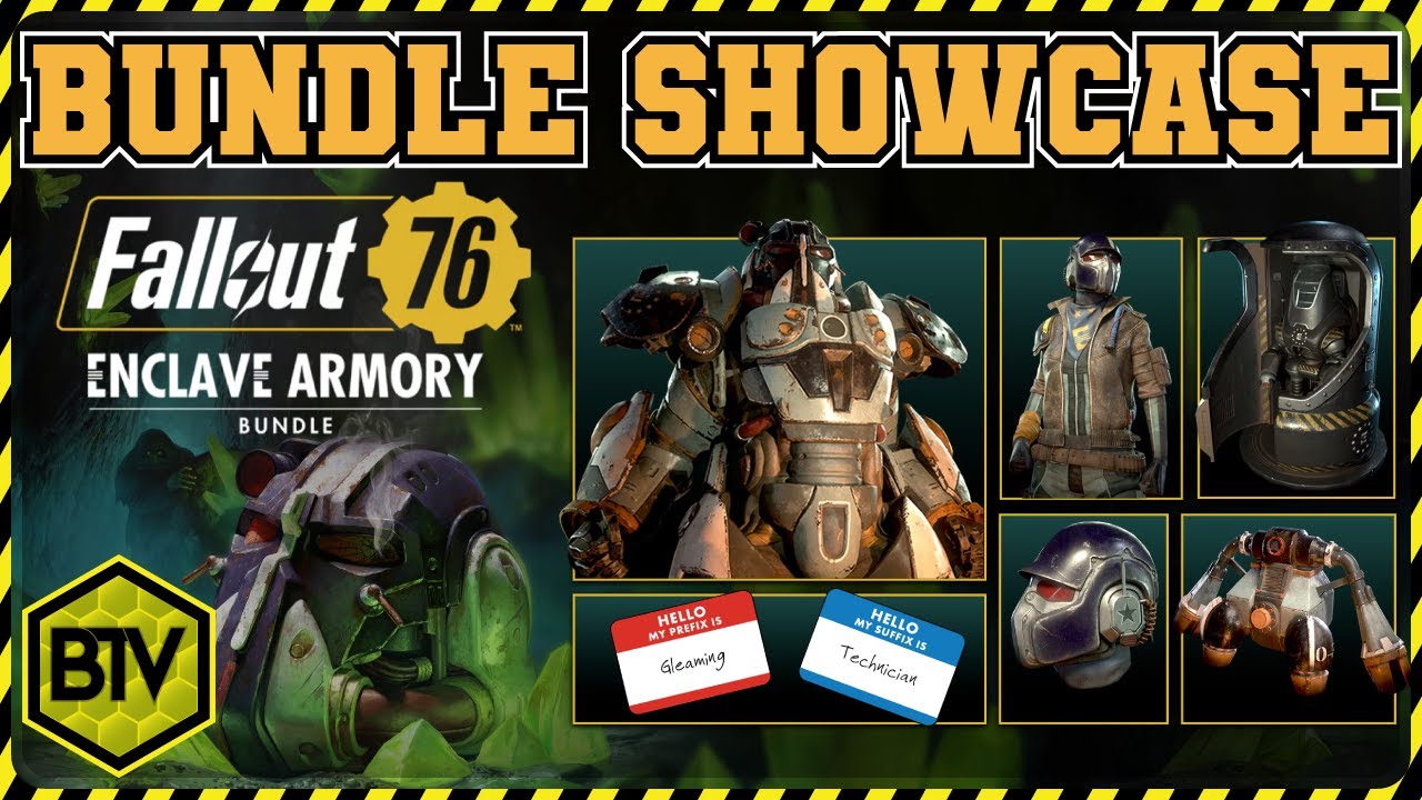 Fallout 76: Gleaming Depths Enclave Armory Bundle! (Showcase) #ad # ...