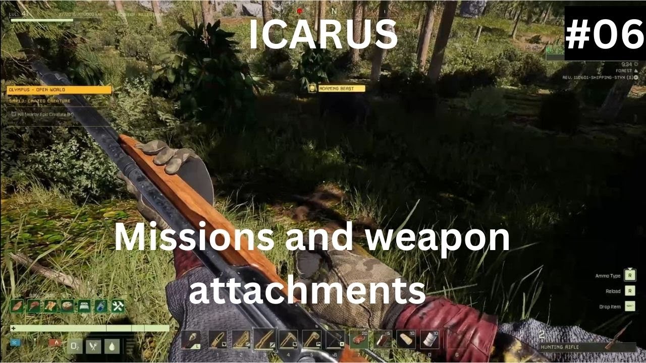 Icarus - Weapon attachments & Missions - S01.Ep.06 - YouTube