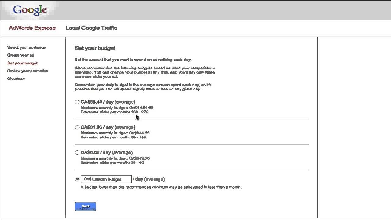 How to create an adwords express ad - YouTube