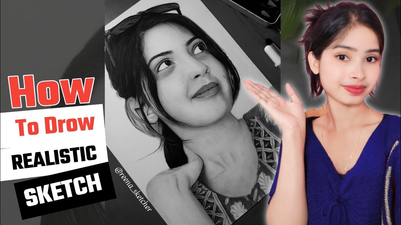How to Draw Realistic sketch // step by step for Beginners - YouTube