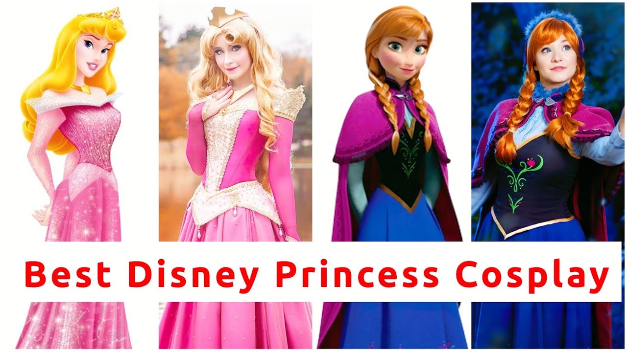 Top 10 Best Disney Princess Cosplay - YouTube