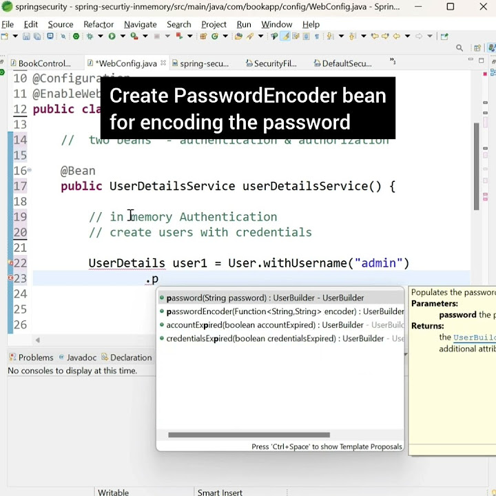 Configure Spring Security V 2 7 X To 3 0 X Without Extending Websecurityconfigureradapter