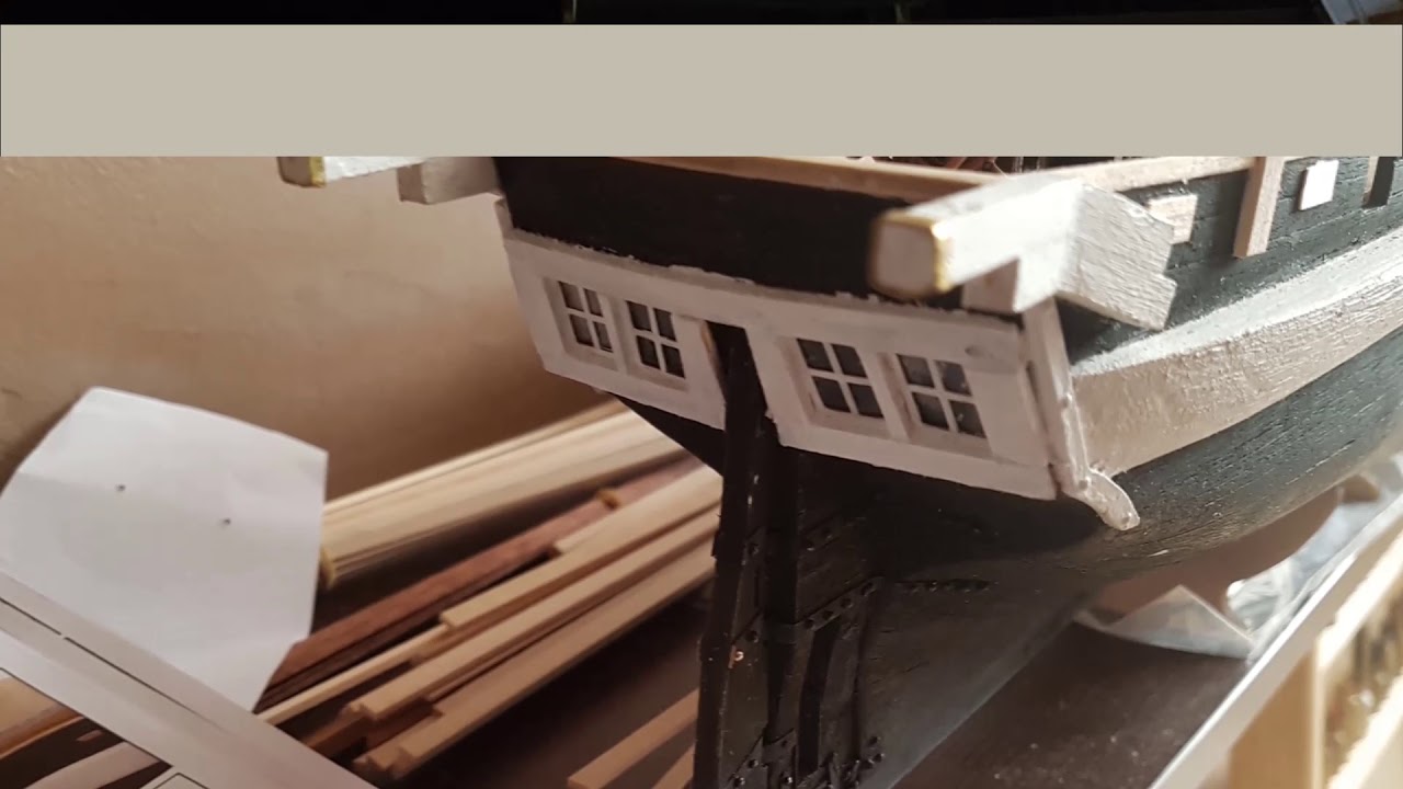 Occre "HMS Terror" model. - YouTube