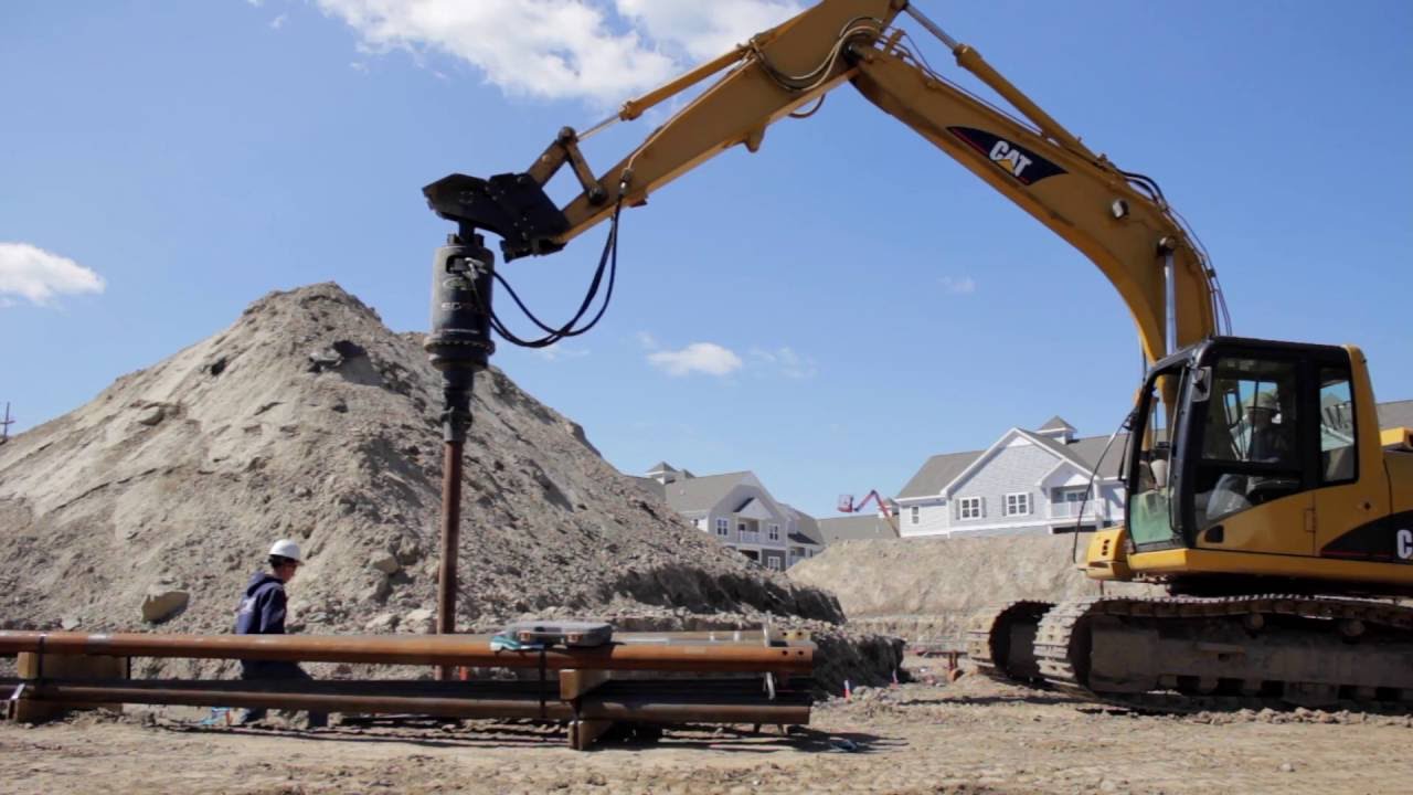 Southpoint Cove - 5.5 OD x .361 wall Helical Pile - YouTube