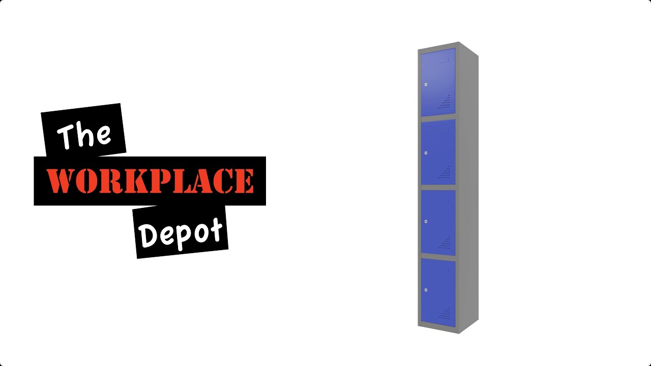 Valuables Lockers from The Workplace Depot: LOCKER-4B - YouTube