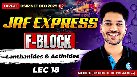 JRF Express | CSIR NET Chemistry Preparation 2025 | Important Questions & Concepts Explained ...