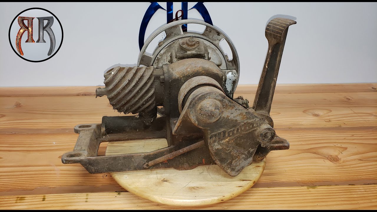 100 Year Old Maytag 92 Washing Machine Engine Restoration - YouTube