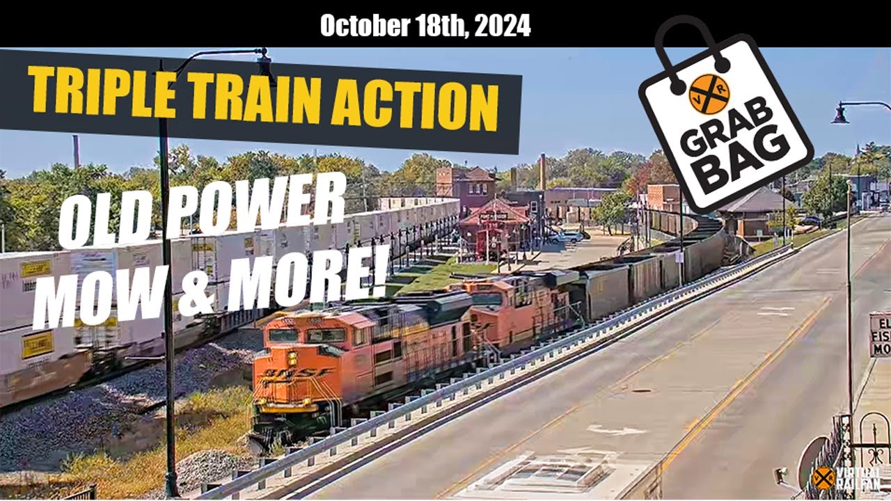 Grab Bag: Triple Train Action, MOW, and More | Weekly Top Trains ...
