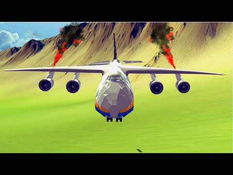 Airplane Falling Down Due to Engine Failure, Can They Survive ? - YouTube