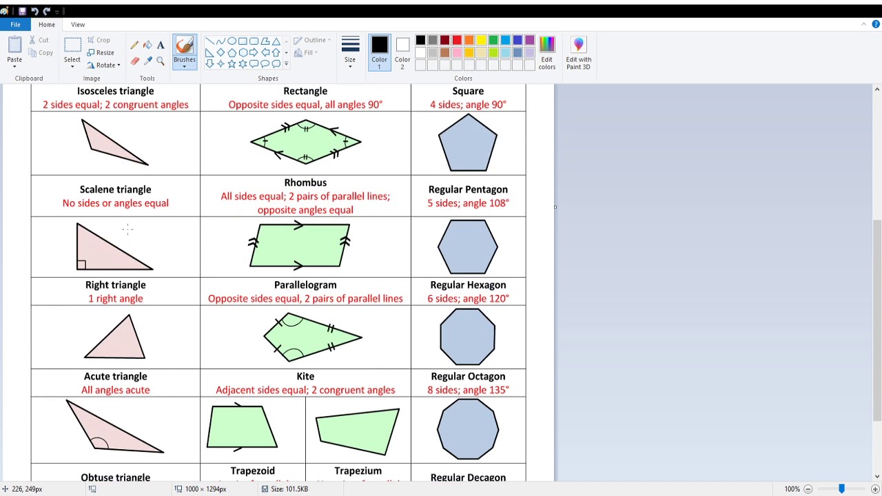 4th Grade Math: Shapes Overview - YouTube