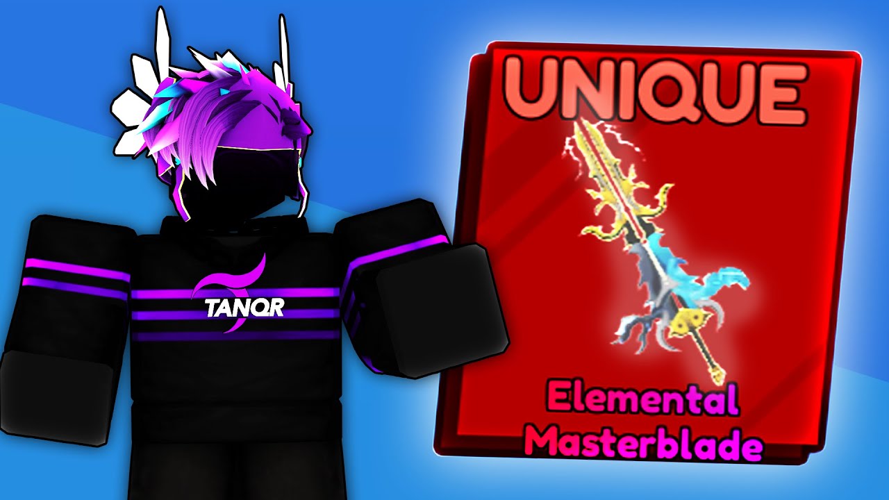 I spent $50,000 for the ELEMENTAL MASTERBLADE in Blade Ball.. - YouTube