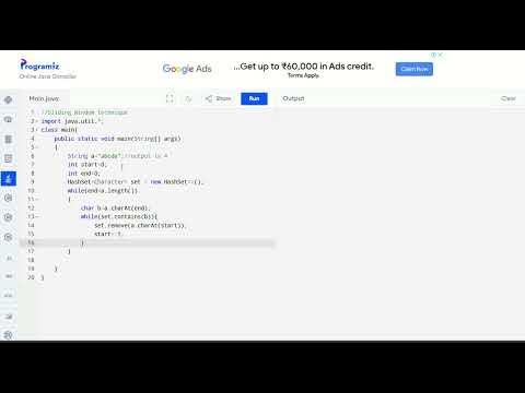 Sliding Window Technique | Find the maximum length of unique Subarray - YouTube