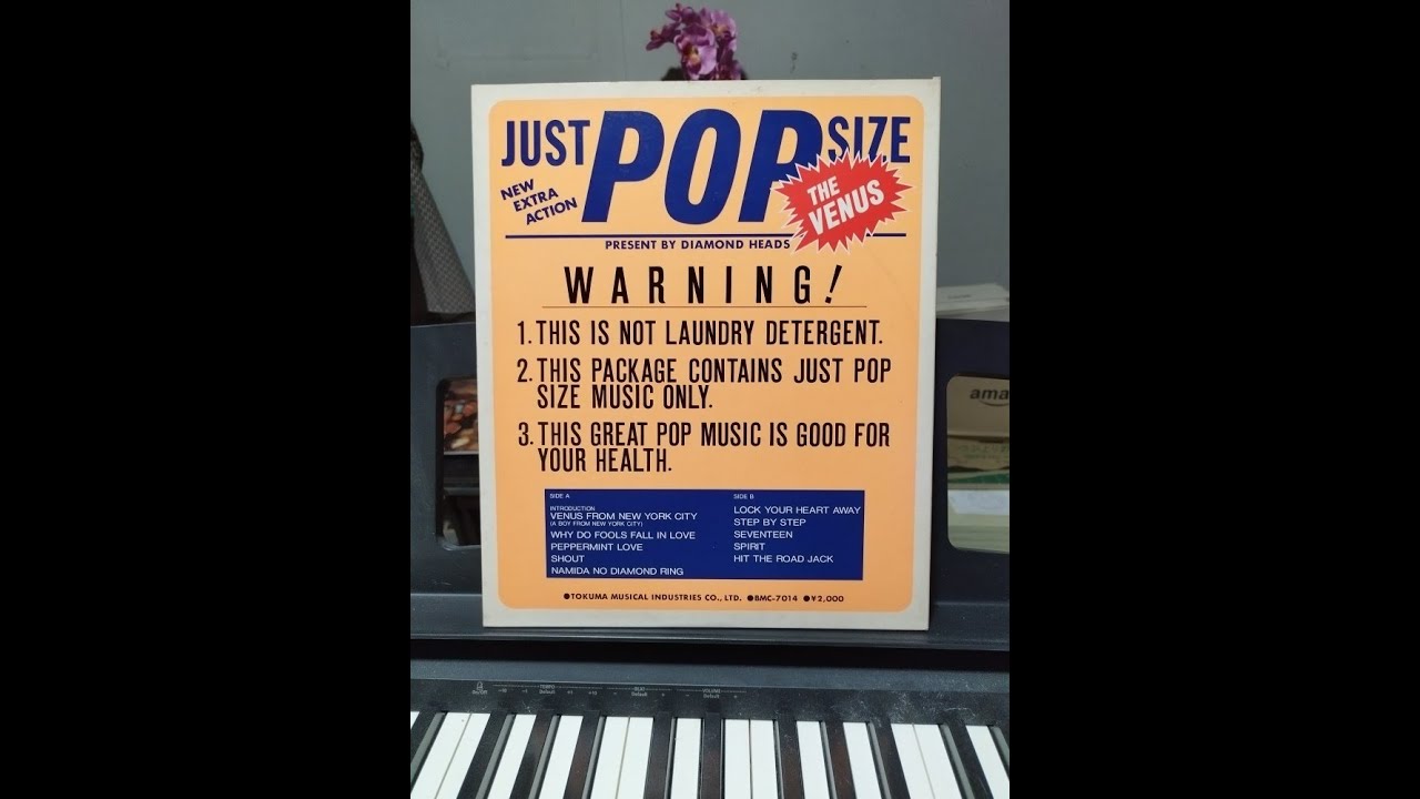 ヴィーナスのアルバム『 JUST POP SIZE 』SPECIAL SIZE LPレコード - YouTube